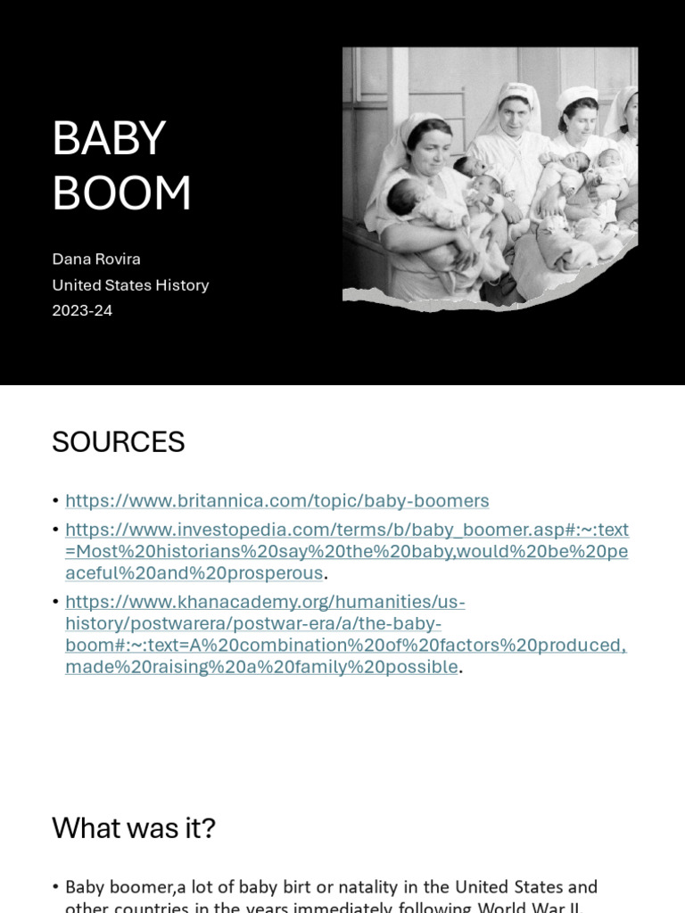 Understanding the Baby Boom Era | PDF