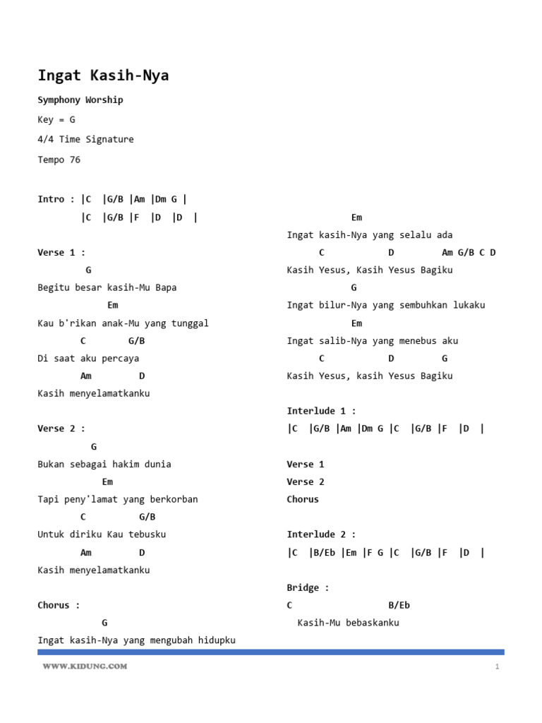 Ingat Kasihnya | PDF