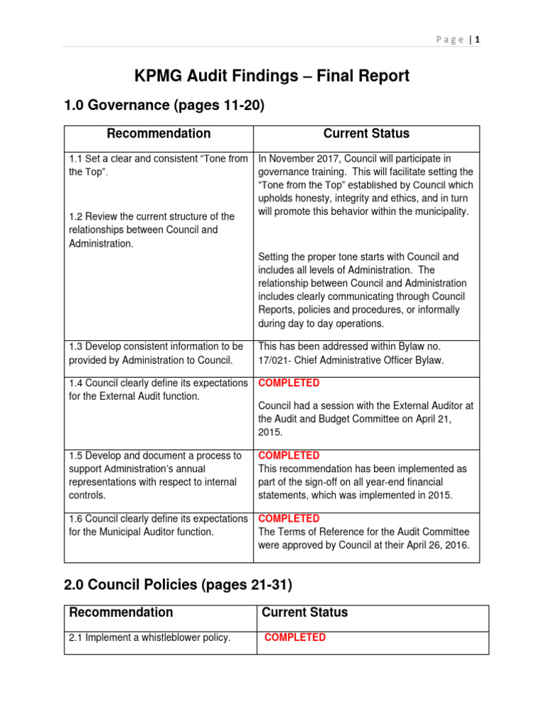 Transparency Audit Final Report | PDF | Financial Audit | Audit