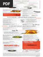 Full Menu PDF | PDF | Hamburgers | Bacon