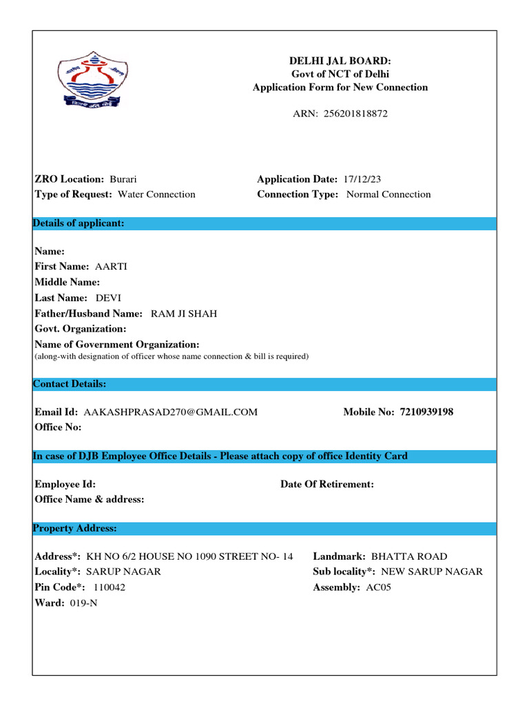 New Connection | PDF | Identity Document | Deed