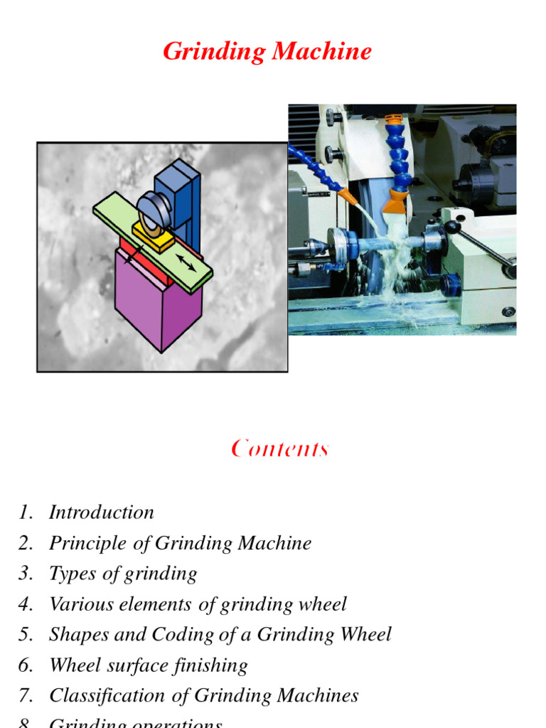 Inding Machine | PDF | Grinding (Abrasive Cutting) | Abrasive