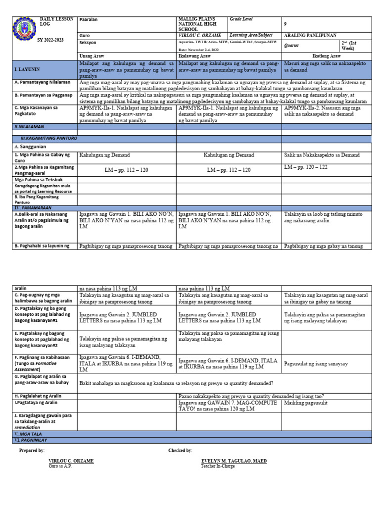 Vco Ap9 Week 1 2nd Quarter Pdf