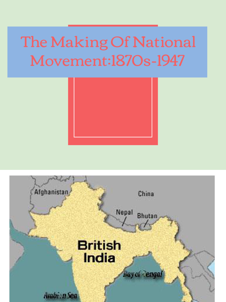 Indian National Movement | PDF | British Raj | Mahatma Gandhi