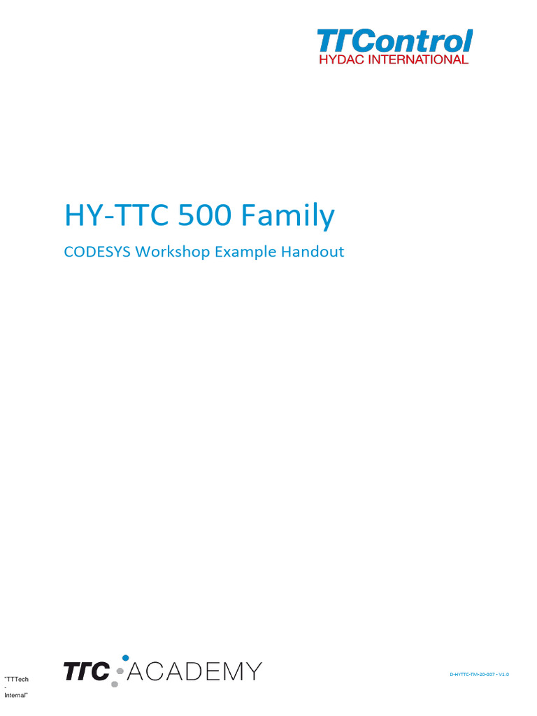 HY-TTC 500 Workshop Handout V1.1-1 | PDF | Computer Science | Computer Engineering