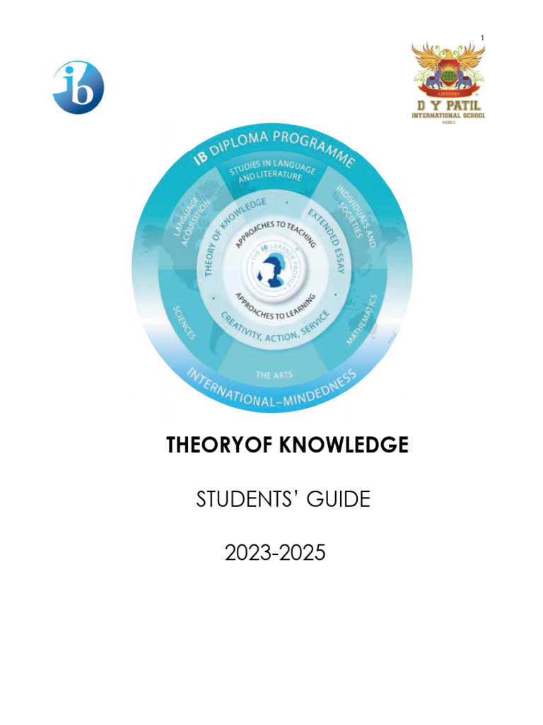 TOK Handbook 2023 | PDF | Knowledge | Critical Thinking