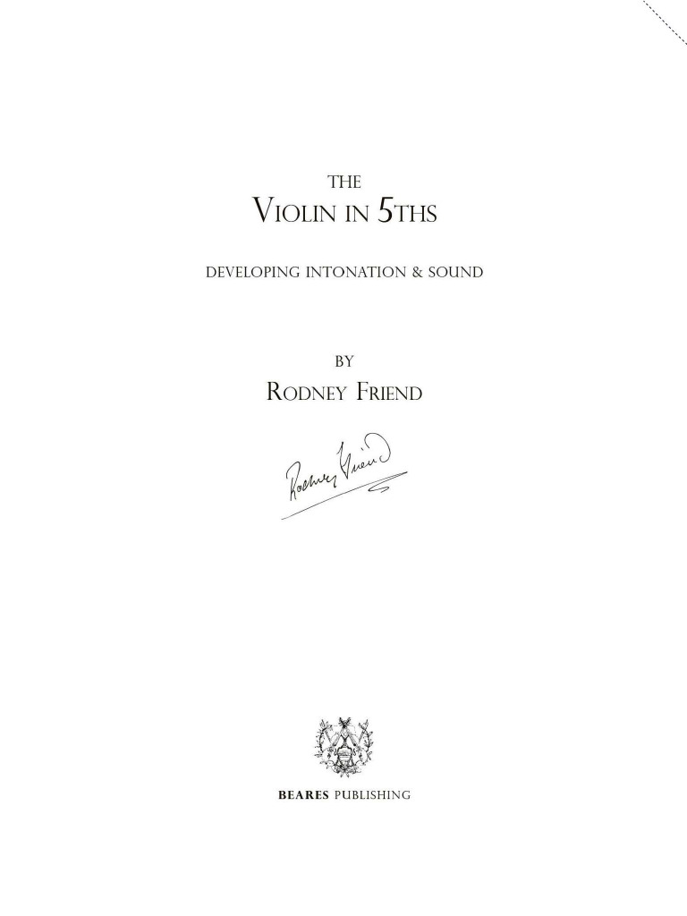 Fifths Rodney Friends | PDF