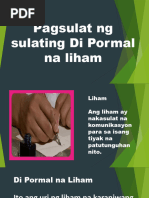 Iba, T Ibang Uri NG Liham (Halimbawa) | PDF