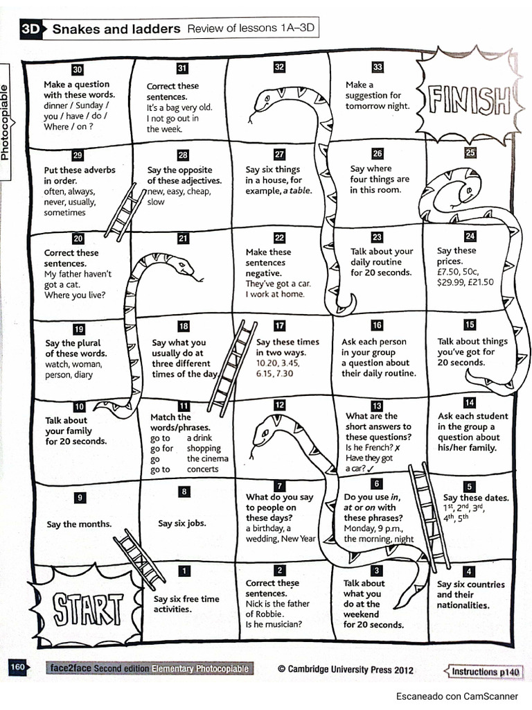 Snakes and Ladders | PDF