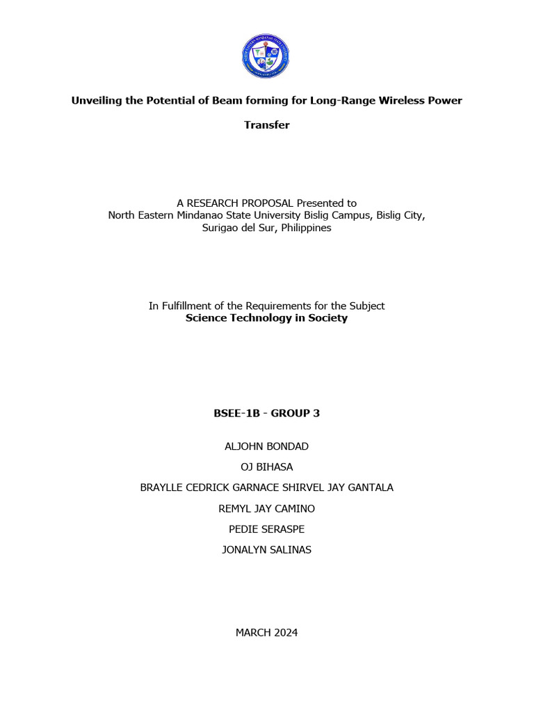 Proposal Sts Group3 | PDF | Mimo | Deep Learning