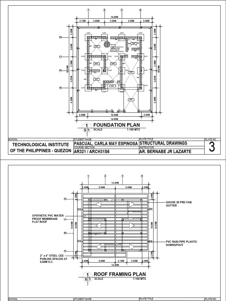 Pascual Carla May, Plate 3 | PDF | Materials | Structural Engineering