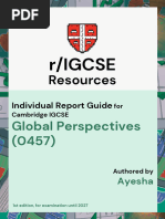 Global Perspectives Individual Report | PDF | Coal | Sustainability