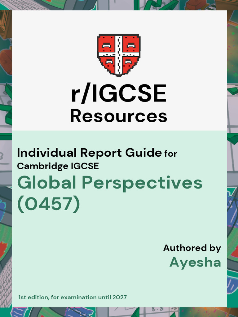 R - IGCSE Resources - Global Perspectives 0457 Individual Report | PDF ...