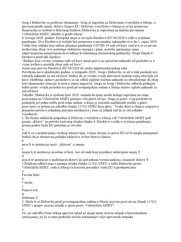 EJP - 2021 Hipotetski Dio | PDF