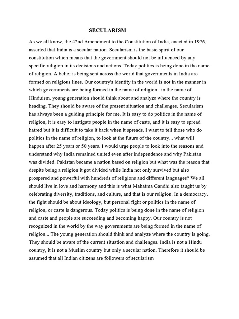 MUN speeches | PDF | Bharatiya Janata Party | Politics Of India