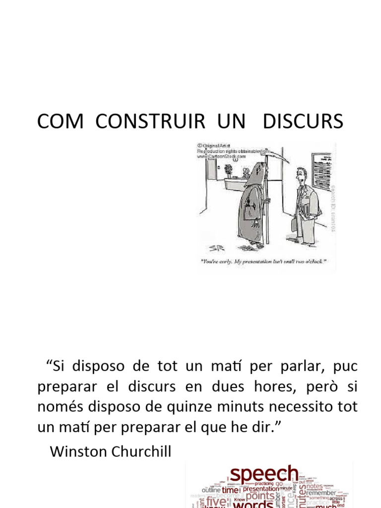 Com Preparar El Discurs | PDF | Language Arts & Discipline | General ...