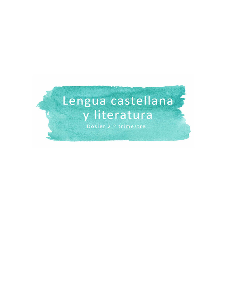 2T Dosier | PDF | Poesía
