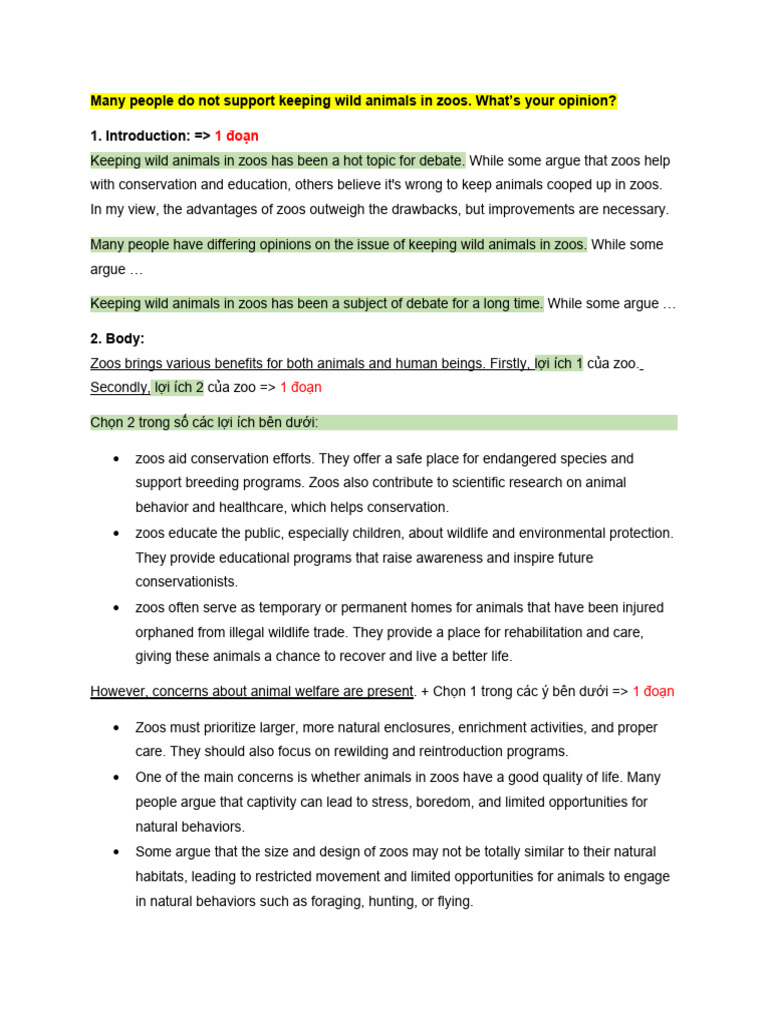 Keeping Wild Animals in Zoos | PDF | Zoo | Conservation Biology