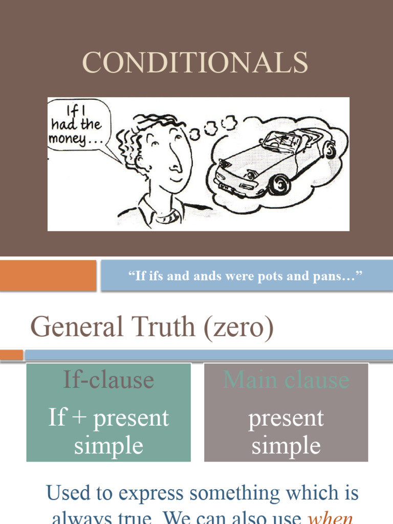 Conditionals | PDF | Language Arts & Discipline