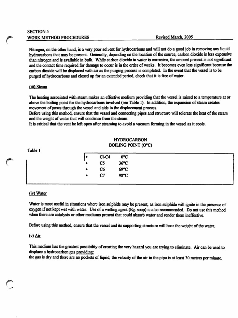 Purging Pipelines and Vessels (2/4) | PDF | Water | Steam