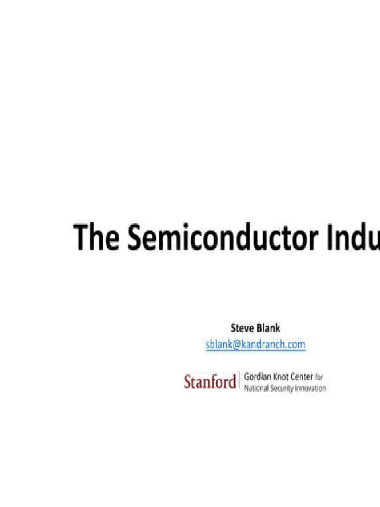Semiconductor industry | PDF