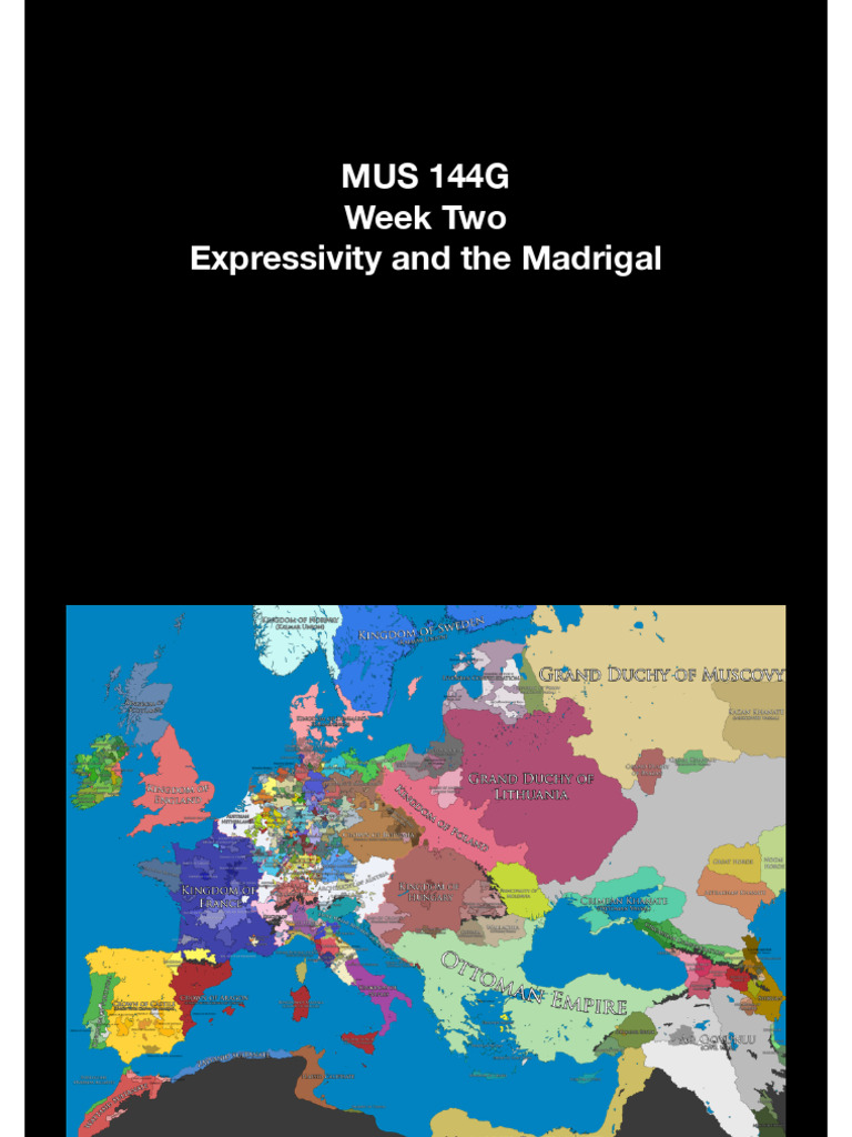 Expressivity in Madrigals: 1500s Music | PDF | Renaissance | Classical Music