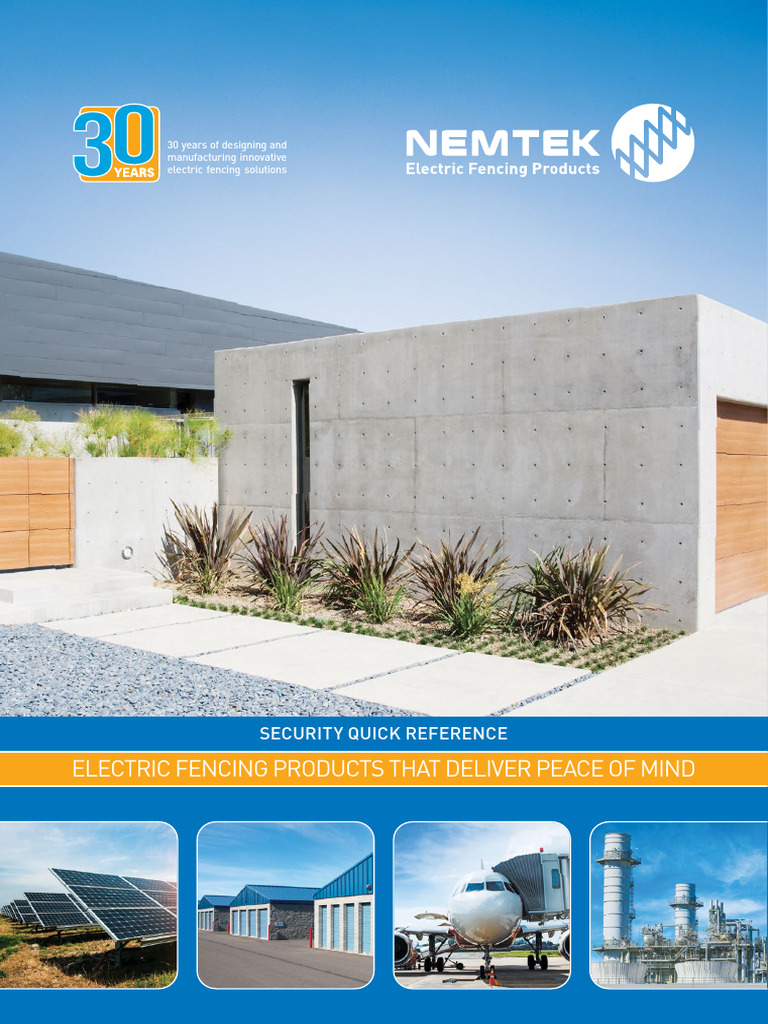 Nemtek Electric Fencing Solutions Guide | PDF | Wire | Infrastructure