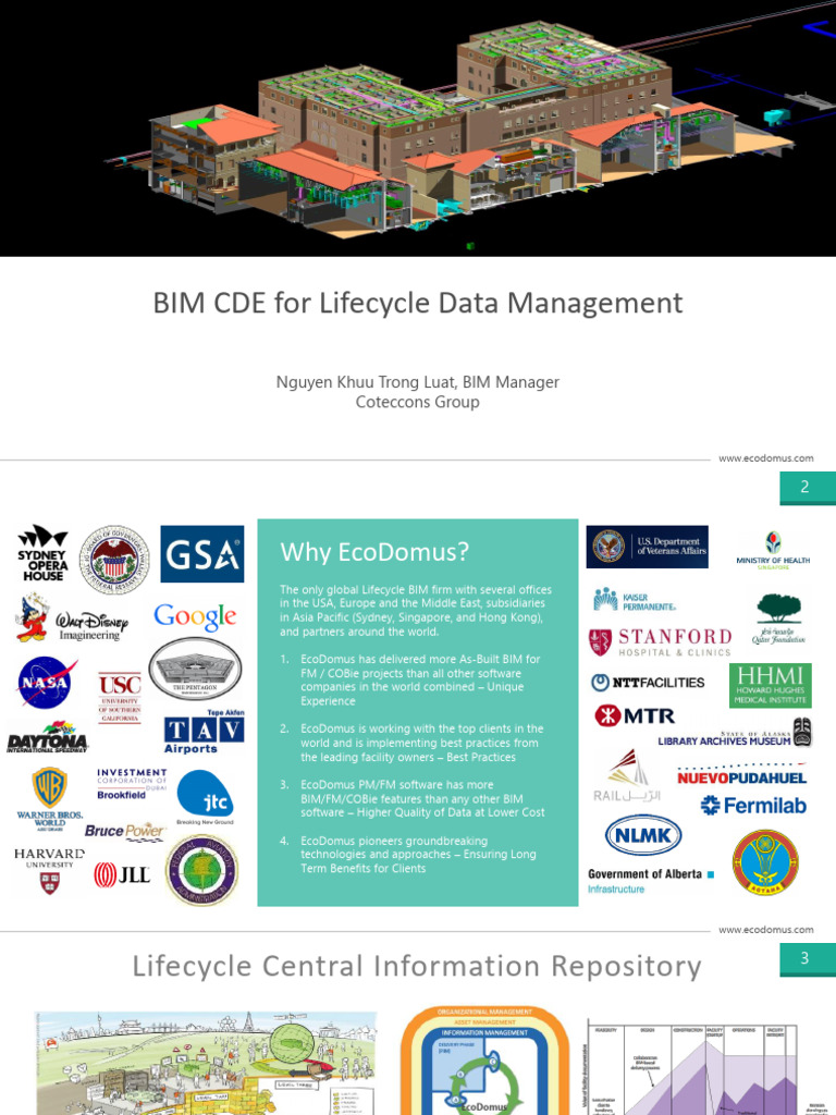 EcoDomus Presentation LuatNKT | PDF | Building Information Modeling | Data