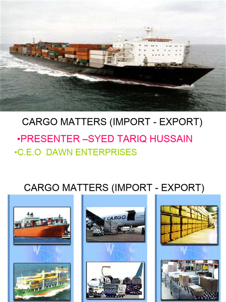 Cargo Matters | Download Free PDF | Cargo | Containerization