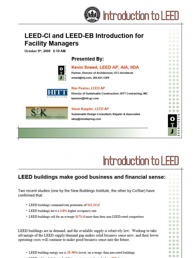 LEEDpresentation-12011BB007 PKP | PDF | Recycling | Ventilation (Architecture)