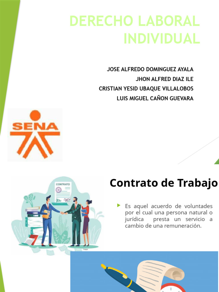 Derecho Laboral Individual Diapositivas 1 1 [autoguardado] Delta Pdf