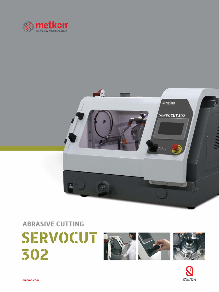 Servocut 302: Advanced Cutting Solutions | PDF | User Interface | Coolant