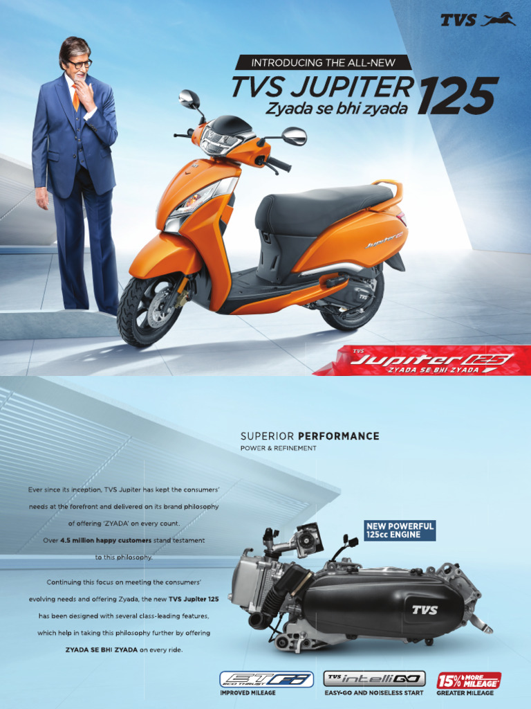 TVS Jupiter 125 - Digital Leaflet - 06-10-20211 (1) - 230821 - 183957 | PDF