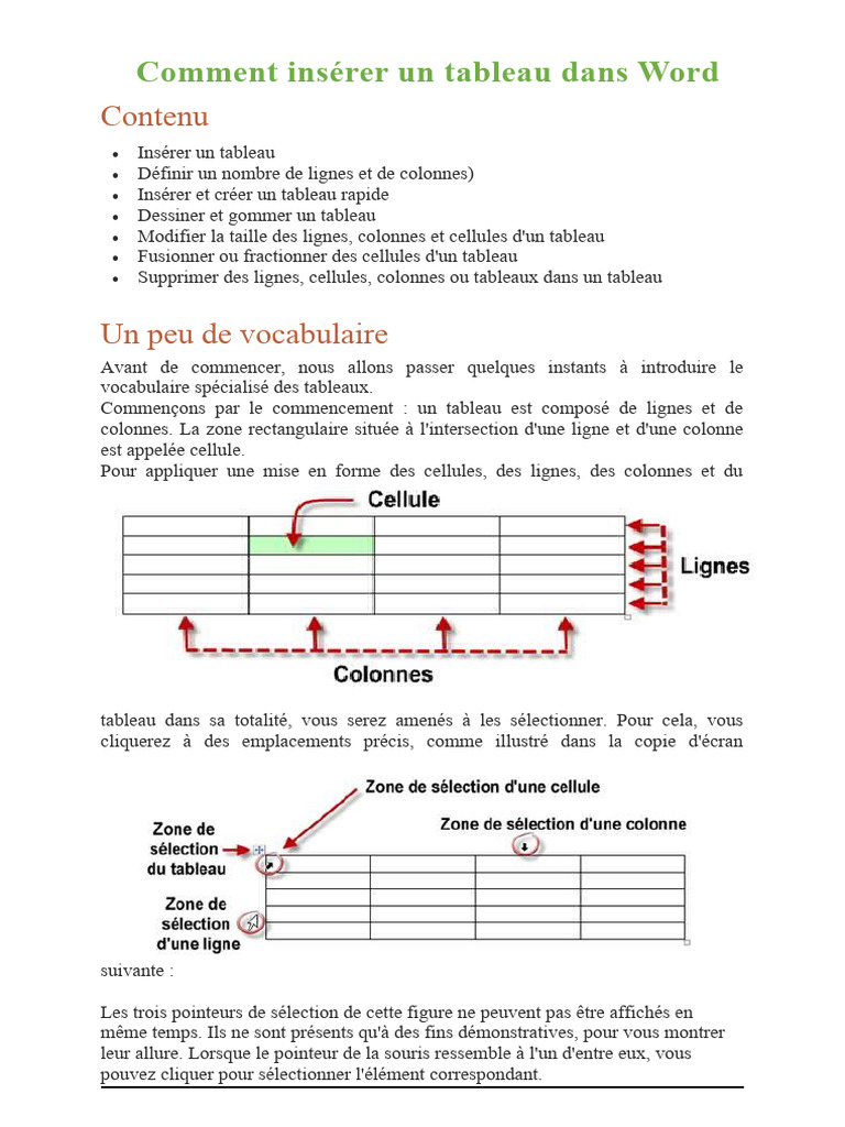 Exercice de création de tableaux Word | PDF | Microsoft Word | Logiciel