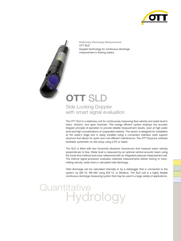 OTT SLD en | Download Free PDF | Ultrasound | Discharge (Hydrology)