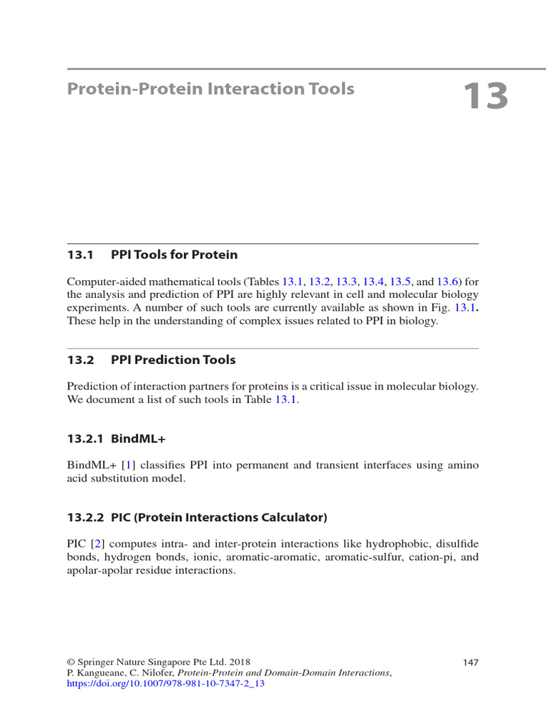 In Silico PPI Determination | PDF | Protein–Protein Interaction | Proteins