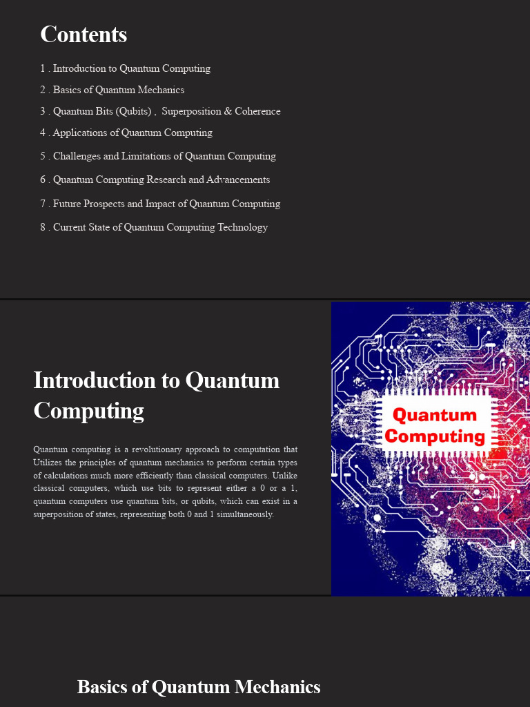 Introduction To Quantum Computing | PDF | Quantum Computing | Computing