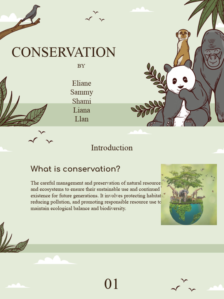 Conservation Biology Cie Igcse Presentation Pdf Conservation