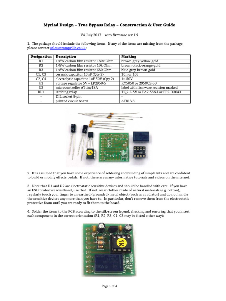 Bypass Relay01 | Download Free PDF | Resistor | Relay