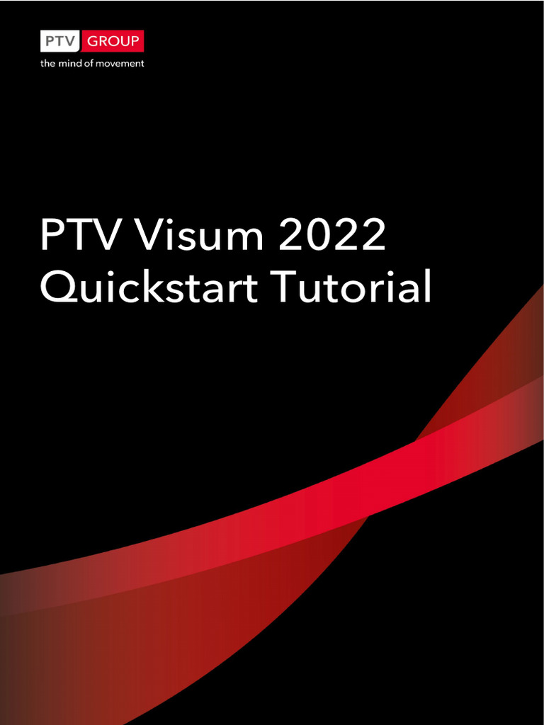 Visum - Quickstart - ENG With Annotation | PDF | Matrix (Mathematics) | Button (Computing)