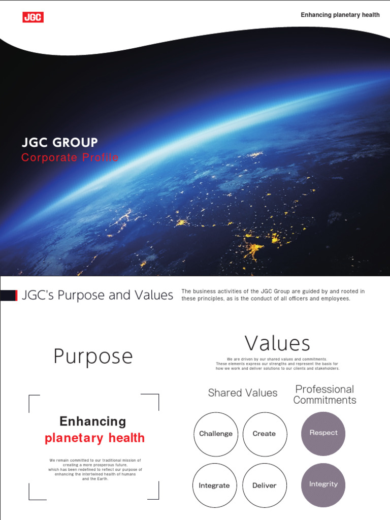 jgc_company_profile_e | PDF | Carbon Capture And Storage | Natural Gas