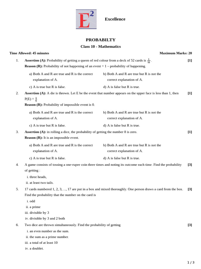 Probab Ilty | PDF | Probability | Mathematics