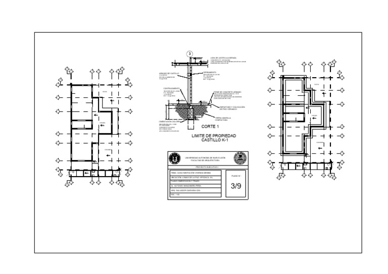 Plano de Cimentacion | PDF | edificio | Ingeniería estructural