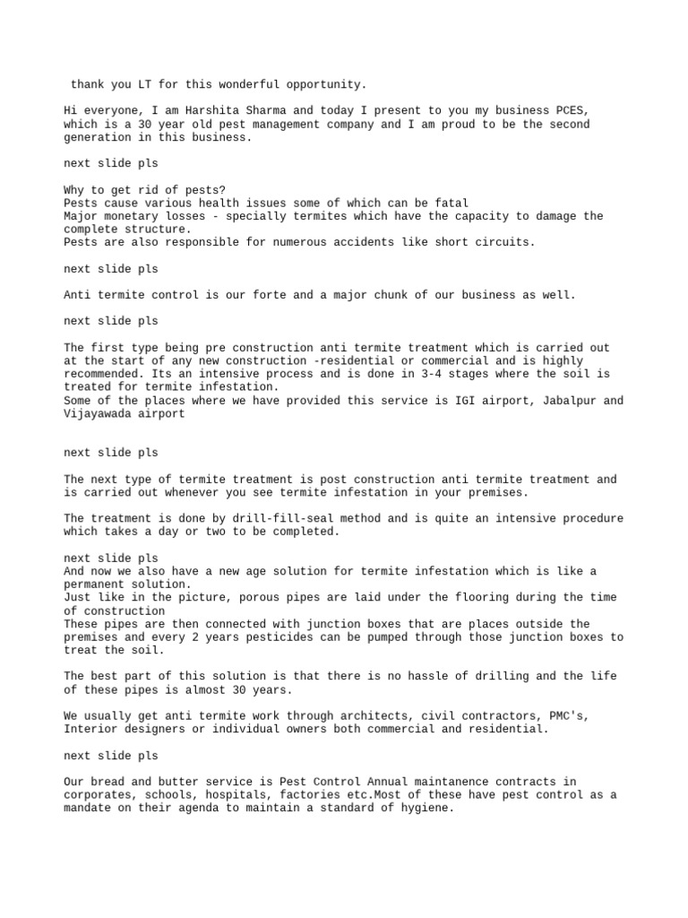 Pces Notes | Download Free PDF | Pest Control