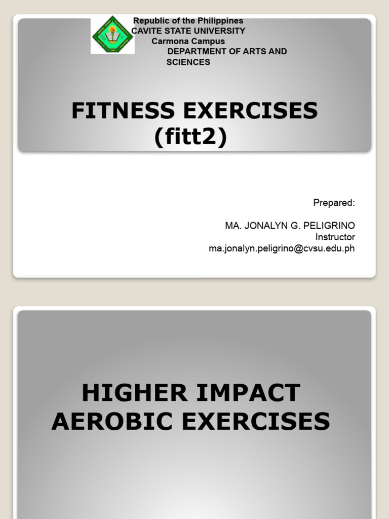 Higher Impact Aerobic Exercises | PDF | Aerobic Exercise | Physical Exercise