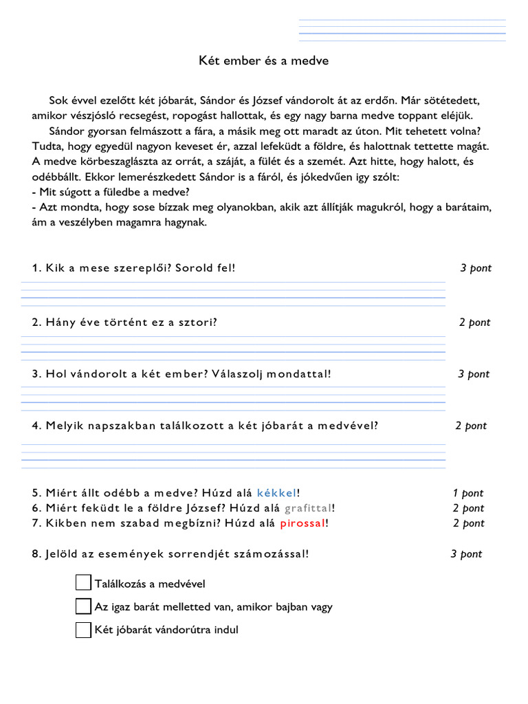 Két Ember És A Medve | PDF