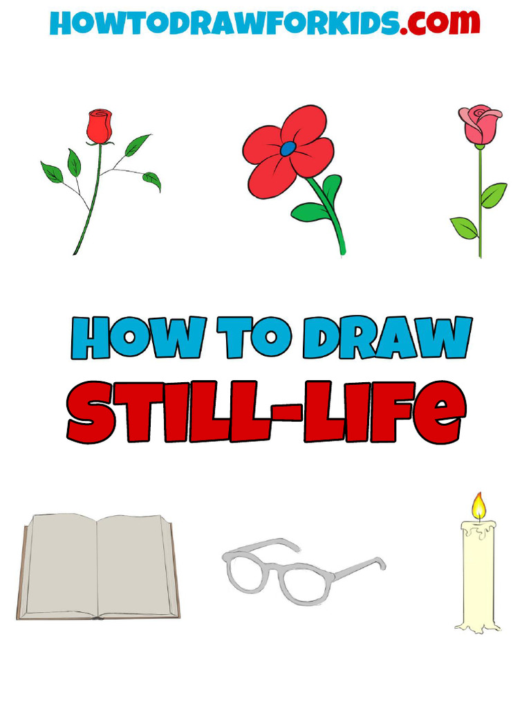 Kids' Still Life Drawing Worksheets | PDF