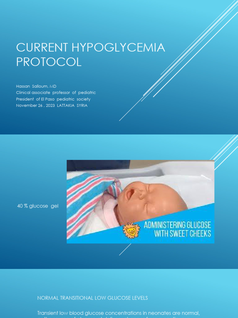 Hypoglycemia and Protocols Up To Date | PDF | Hypoglycemia | Medical ...