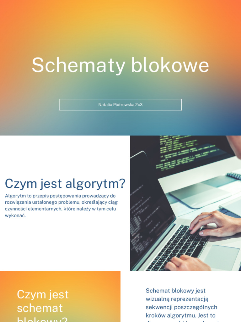 Schematy Blokowe Prezentacja | PDF
