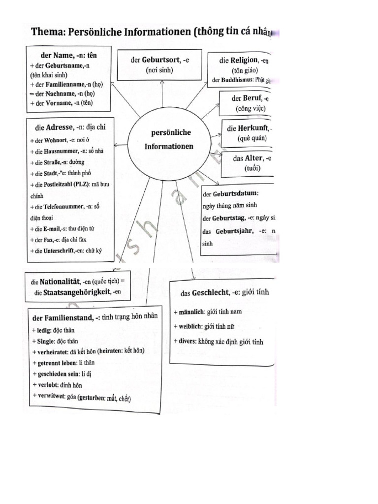 Persönliche Informationen | PDF